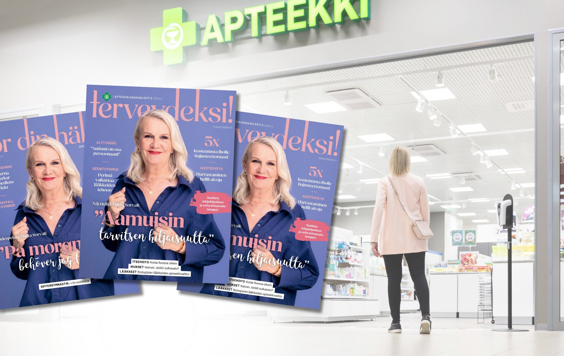 Terveydeksi! on edelleen Suomen luetuin terveyslehti - Apteekkari